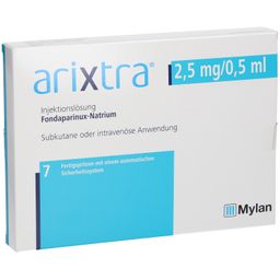 arixtra® 2,5 mg/0,5 ml 7x0,5 ml mit dem E-Rezept kaufen - Shop Apotheke