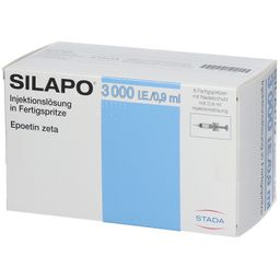 Silapo® 3.000 I.E./0,9 ml Fertigspritzen 6x1 St mit dem E-Rezept kaufen ...