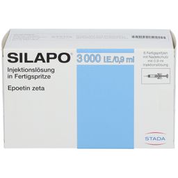 Silapo® 3.000 I.E./0,9 ml Fertigspritzen 6x1 St mit dem E-Rezept kaufen ...