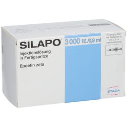 Silapo® 3.000 I.E./0,9 ml Fertigspritzen 6x1 St mit dem E-Rezept kaufen ...