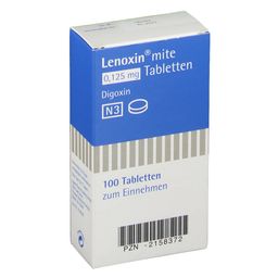 Lenoxin® mite 0,125 mg 100 St mit dem E-Rezept kaufen - Shop Apotheke