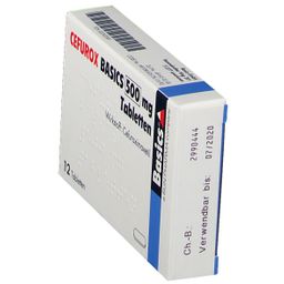 CEFUROX BASICS 500 mg 12 St mit dem E-Rezept kaufen - Shop Apotheke