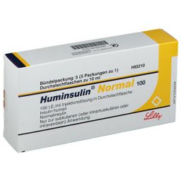 Huminsulin® Normal 100 5x10 ml mit dem E-Rezept kaufen - Shop Apotheke
