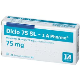 Diclo 75 Sl 1A Pharma® 20 St mit dem E-Rezept kaufen - Shop Apotheke