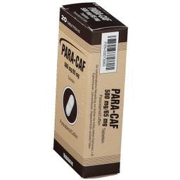 Para Caf 500 mg/65 mg 20 St - Shop Apotheke