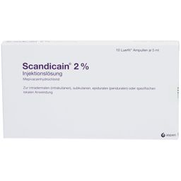 Scandicain® 2 % 10x5 ml mit dem E-Rezept kaufen - Shop Apotheke