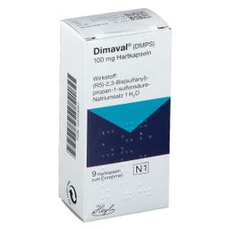 Dimaval® DMPS 100 mg 9 St mit dem E-Rezept kaufen - Shop Apotheke