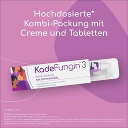 KadeFungin 3 Kombi-Packung - Vaginaltabletten und -creme zur Behandlung ...