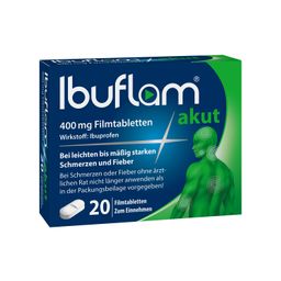 Ibuflam akut 400 mg Ibuprofen Schmerztabletten | Bei Schmerzen und ...