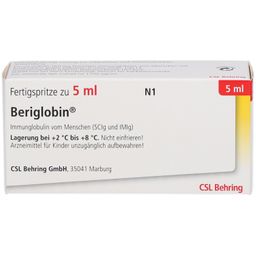 Beriglobin® 5 ml 5 ml mit dem E-Rezept kaufen - Shop Apotheke