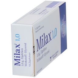Milax® 1,0 Zäpfchen 10 St - Shop Apotheke