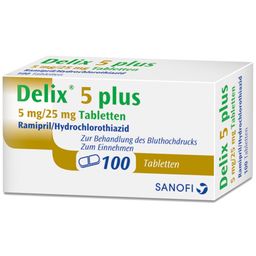 Delix® 5 mg plus Tabletten 100 St mit dem E-Rezept kaufen - Shop Apotheke