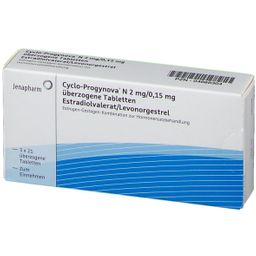 Cyclo-Progynova® N 2 mg/0,15 mg 3x21 St mit dem E-Rezept kaufen - Shop ...