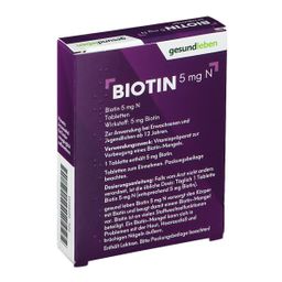 gesund leben Biotin 5 mg N 60 St - Shop Apotheke