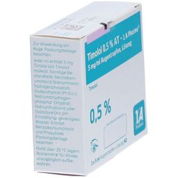 Timolol 0.5% At 1A Pharma® 3x5 ml mit dem E-Rezept kaufen - Shop Apotheke