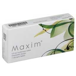 Maxim® 0,030 mg/2 mg 21 St mit dem E-Rezept kaufen - Shop Apotheke