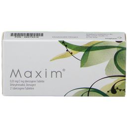 Maxim® 0,030 mg/2 mg 21 St mit dem E-Rezept kaufen - Shop Apotheke