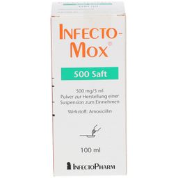 InfectoMox® 500 Saft 100 ml mit dem E-Rezept kaufen - Shop Apotheke