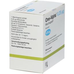 One Alpha 0,25 µg 100 St mit dem E-Rezept kaufen - Shop Apotheke