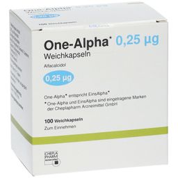 One Alpha 0,25 µg 100 St mit dem E-Rezept kaufen - Shop Apotheke