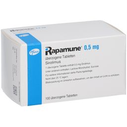 Rapamune® 0,5 mg 100 St mit dem E-Rezept kaufen - Shop Apotheke