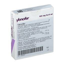Venofer 100 mg Fe/5 ml 5x5 ml mit dem E-Rezept kaufen - Shop Apotheke