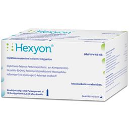 Hexyon® 10x0,5 ml mit dem E-Rezept kaufen - Shop Apotheke