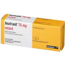 Anafranil® 75 mg retard 20 St mit dem E-Rezept kaufen - Shop Apotheke