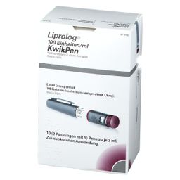 Liprolog® 100 Einheiten/ml 10x3 ml mit dem E-Rezept kaufen - Shop Apotheke
