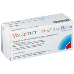 Vocado®HCT 40 mg/10 mg/12,5 mg 98 St mit dem E-Rezept kaufen - Shop ...