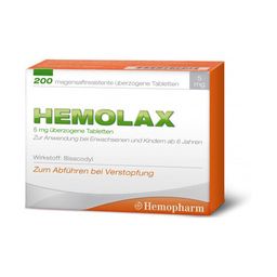 Hemolax 5mg Dragees 200 St - Shop Apotheke