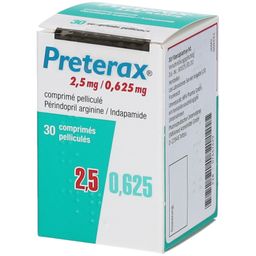 Preterax N 2,5 mg/0,625 mg 30 St mit dem E-Rezept kaufen - Shop Apotheke