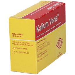 Kalium Verla® Granulat Beutel 20 St - Shop Apotheke