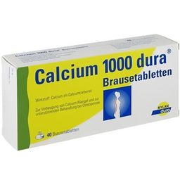 Calcium-dura® 1000 Brausetabletten 40 St - Shop Apotheke
