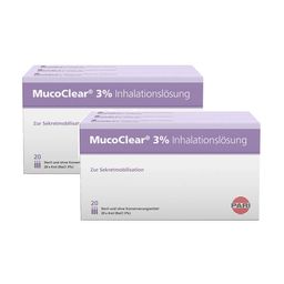 MucoClear® 3% Inhalationslösung 2x60x4 ml - Shop Apotheke