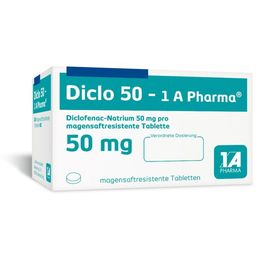Diclo 50 1A Pharma® 50 St mit dem E-Rezept kaufen - Shop Apotheke