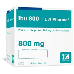 Ibu 800 1A Pharma® 20 St mit dem E-Rezept kaufen - Shop Apotheke