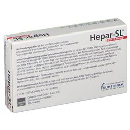 Hepar-SL® FORTE 600 mg 20 St - Shop Apotheke