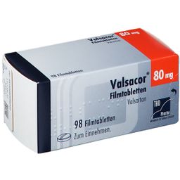 Valsacor® 80 mg 98 St mit dem E-Rezept kaufen - Shop Apotheke