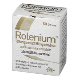 Rolenium® 50 µg/250 µg/Dosis 60 St mit dem E-Rezept kaufen - Shop Apotheke