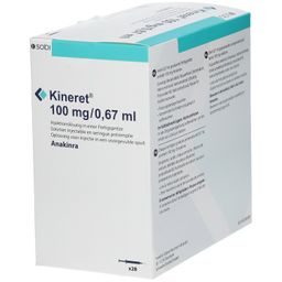 Kineret® 100 mg/0,67 ml 28 St mit dem E-Rezept kaufen - Shop Apotheke