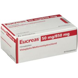 Eucreas® 50 mg/850 mg 30 St mit dem E-Rezept kaufen - Shop Apotheke