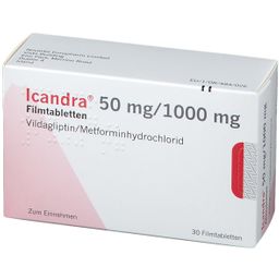 Icandra® 50 mg/1000 mg 30 St mit dem E-Rezept kaufen - Shop Apotheke
