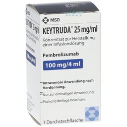 KEYTRUDA® 25 mg/ml 4 ml mit dem E-Rezept kaufen - Shop Apotheke
