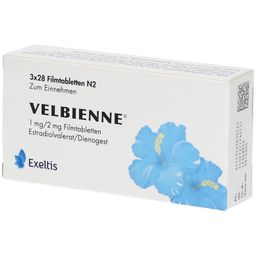 VELBIENNE® 1 mg/2 mg 3x28 St mit dem E-Rezept kaufen - Shop Apotheke