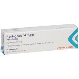 Rectogesic 4 mg/g Rektalsalbe 30 g mit dem E-Rezept kaufen - Shop Apotheke