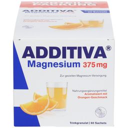 ADDITIVA® Magnesium 375 mg Granulat Orange 60 St - Shop Apotheke