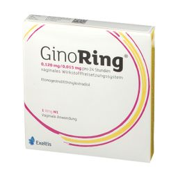GinoRing® 0,120 mg/0,015 mg pro 24 Stunden 1 St mit dem E-Rezept kaufen ...