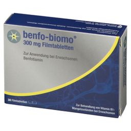 Benfo-biomo 300 mg Filmtabletten 30 St - Shop Apotheke