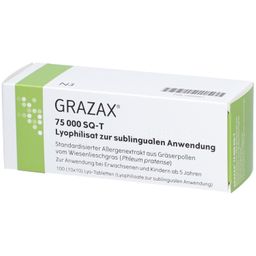 GRAZAX® 75.000 SQ®-T 100 St mit dem E-Rezept kaufen - Shop Apotheke